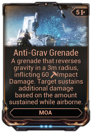 Anti-Grav Grenade - Buy and Sell orders | Warframe Market