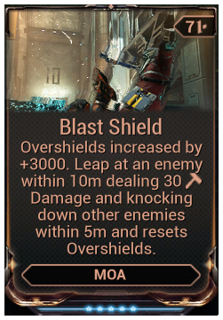 Blast Shield - Buy and Sell orders | Warframe Market