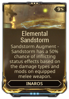 Elemental Sandstorm - Drop sources and locations | Warframe Market