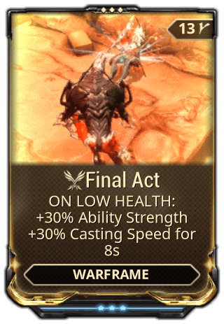 Final Act - Buy and Sell orders | Warframe Market