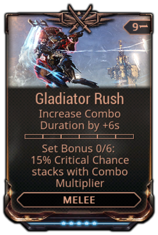 Gladiator Rush - Annonces | Warframe Market
