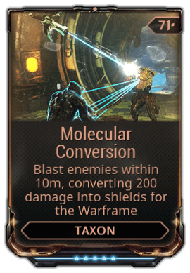 Molecular Conversion - Drop sources and locations | Warframe Market
