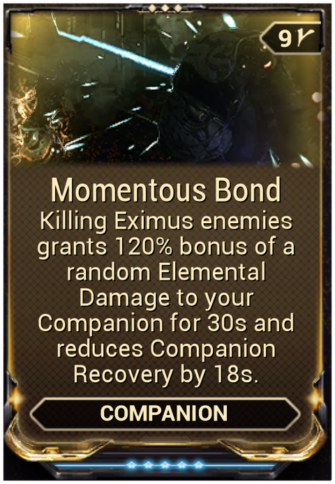 Momentous Bond - Buy and Sell orders | Warframe Market