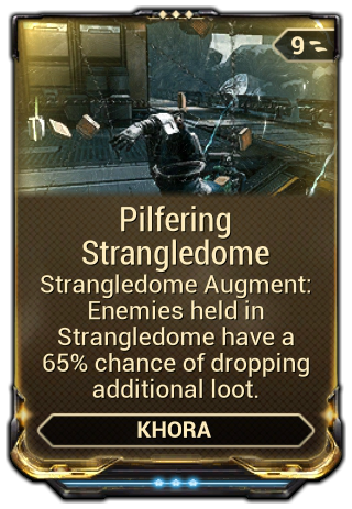 Pilfering Strangledome - Trade Statistics | Warframe Market