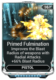 Primed Fulmination - Buy and Sell orders | Warframe Market