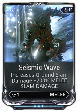 Seismic Wave - 买卖订单 | Ps4 | Warframe Market
