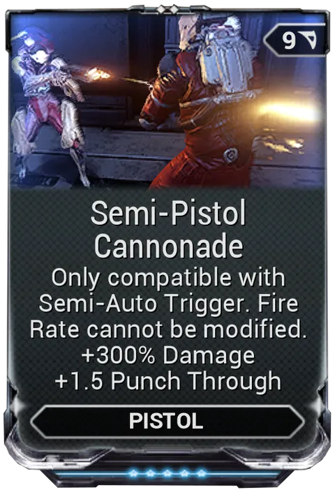 Semi-Pistol Cannonade - Drop sources and locations | Warframe Market