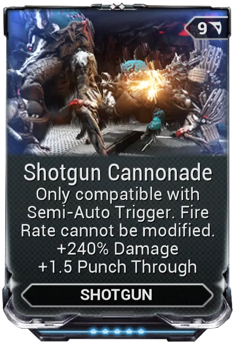 Semi-Shotgun Cannonade - Buy and Sell orders | Warframe Market