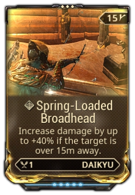 Spring-Loaded Broadhead - Buy and Sell orders | Warframe Market