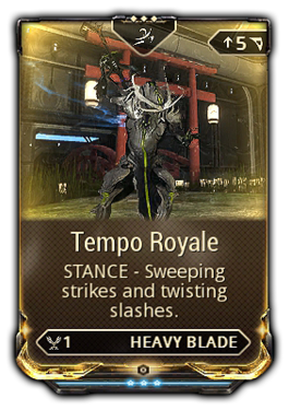 Tempo Royale - Trade Statistics | Warframe Market