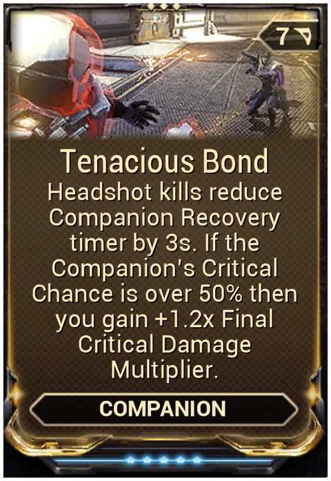 Tenacious Bond - Buy and Sell orders | Warframe Market