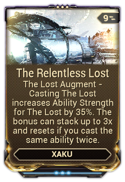 The Relentless Lost - Buy and Sell orders | Warframe Market