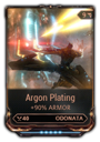 Argon Plating - Buy and Sell orders | Warframe Market