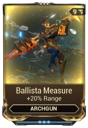 Ballista Measure - Buy and Sell orders | Warframe Market
