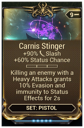 Carnis Stinger - Buy and Sell orders | Warframe Market