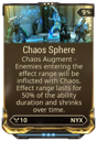 Chaos Sphere - Buy and Sell orders | Warframe Market