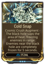 Cold Snap - Buy and Sell orders | Warframe Market