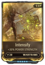 Intensify - Buy and Sell orders | Warframe Market