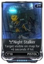 Night Stalker - Buy and Sell orders | Warframe Market