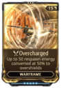 Overcharged - Buy and Sell orders | Warframe Market