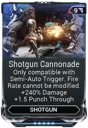 Semi-Shotgun Cannonade - Buy and Sell orders | Warframe Market