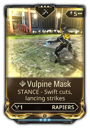 Vulpine Mask - Buy and Sell orders | Warframe Market