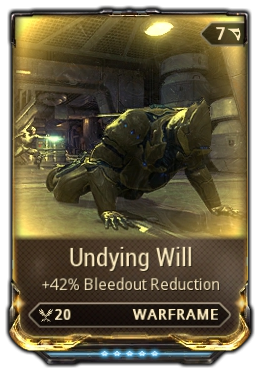 Undying Will - Buy and Sell orders | Warframe Market